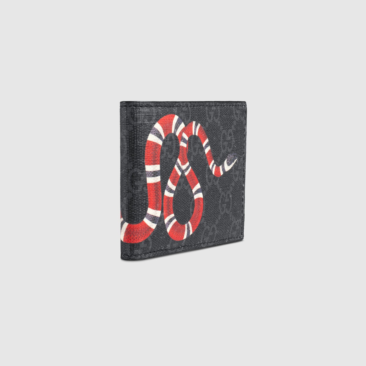 Kingsnake print GG Supreme wallet - Gucci Replica
