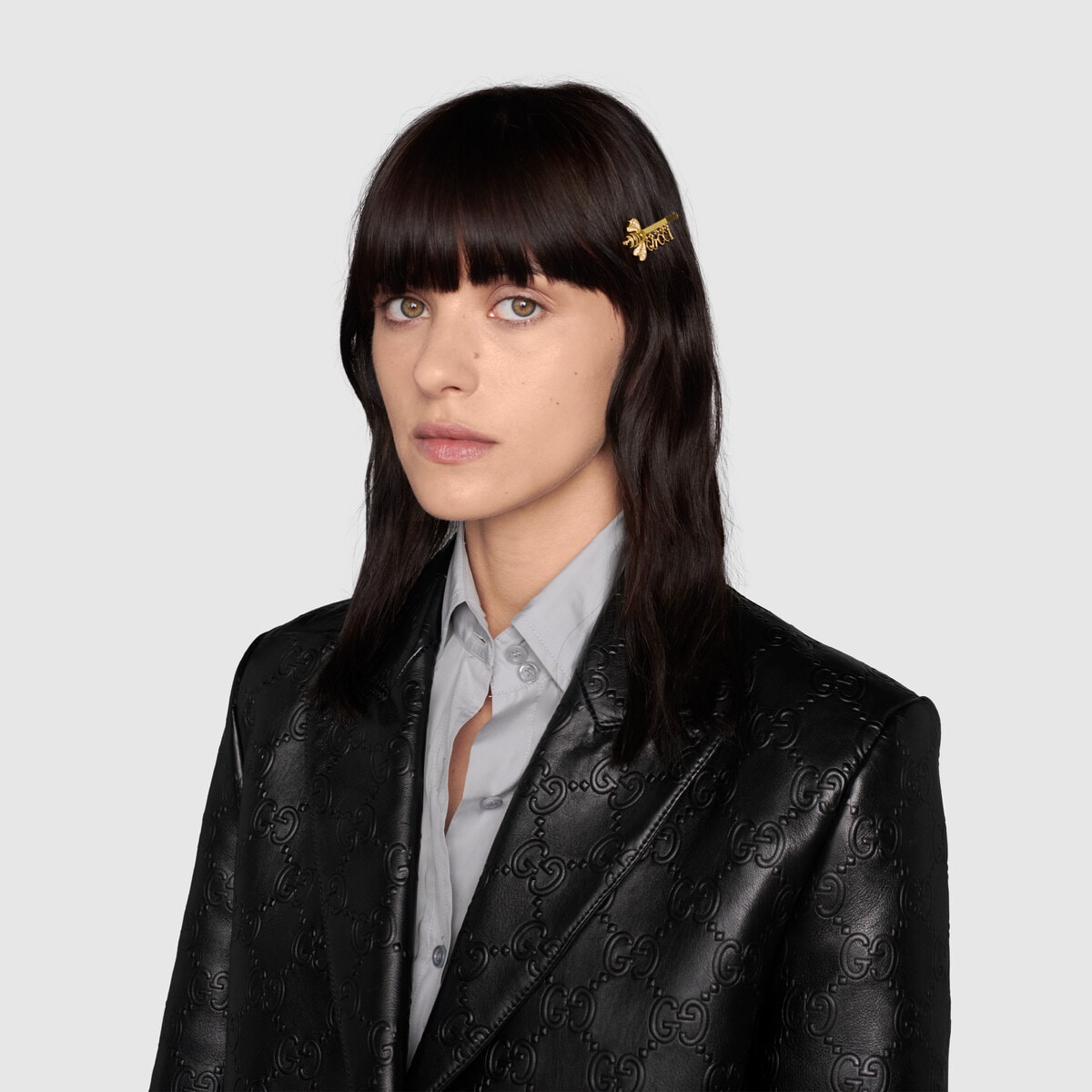 Bee hair slide with Gucci script - Gucci Replica