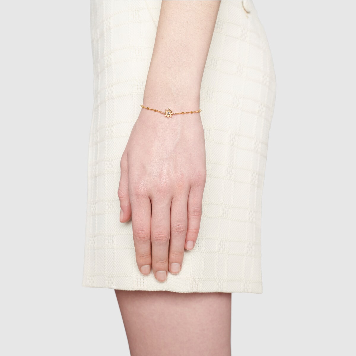 Gucci Flora 18k bracelet with diamonds - Gucci Replica