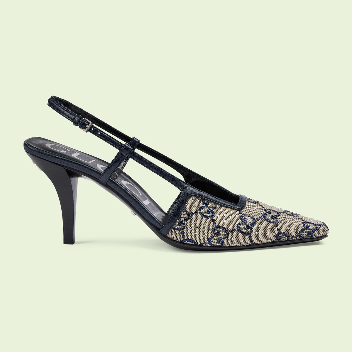 Women's GG slingback mid-heel pump - Gucci Replica