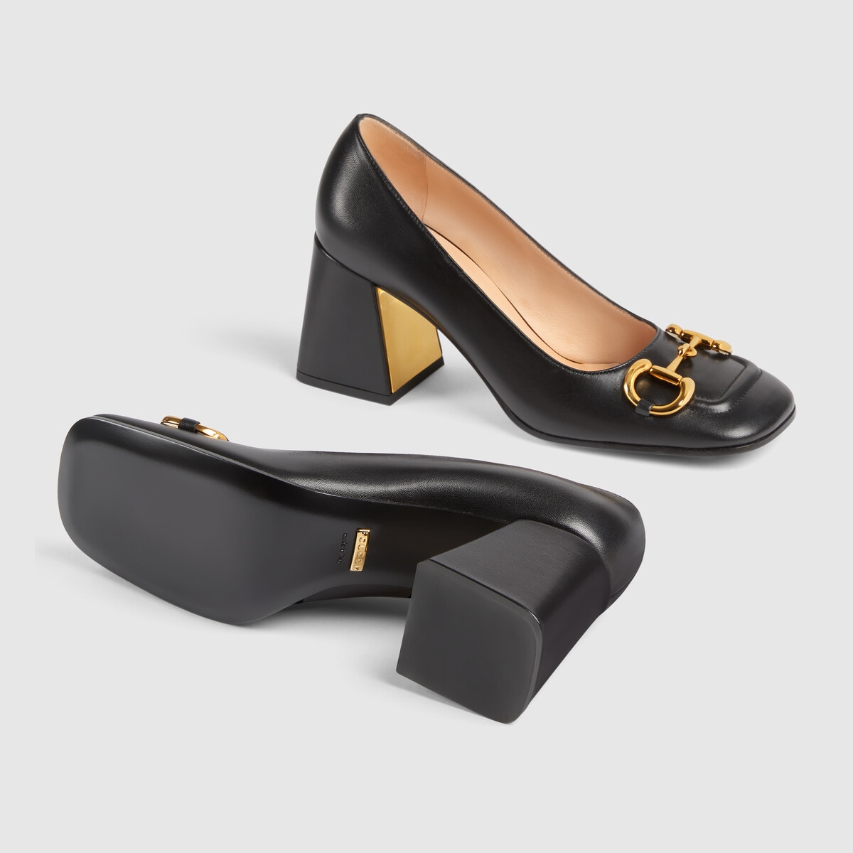 Women's mid-heel pump with Horsebit - Gucci Replica