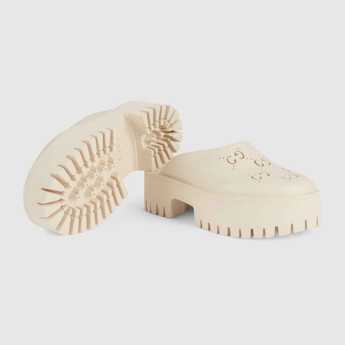 Women's platform perforated G sandal - Gucci Replica