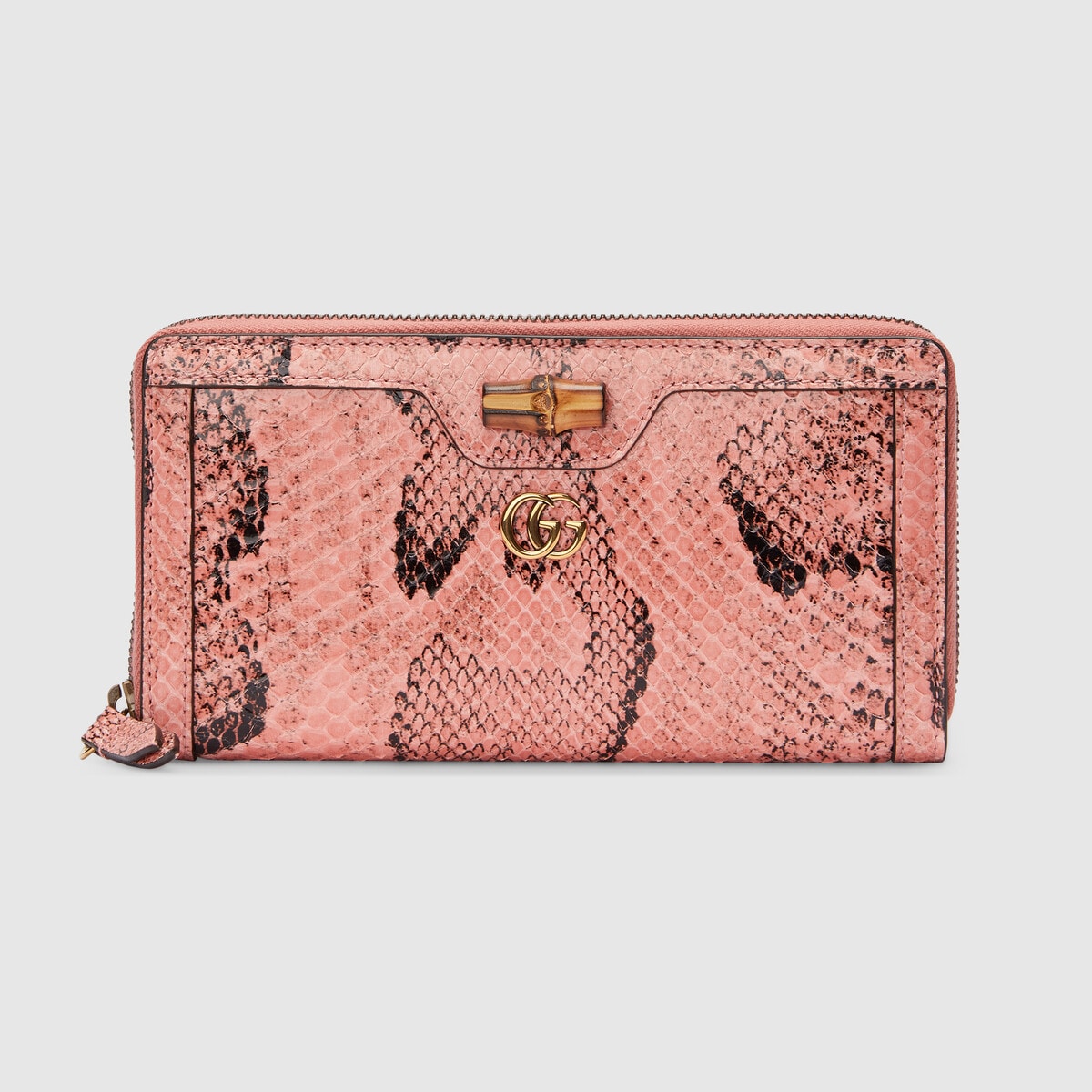 Gucci Diana python zip around wallet - Gucci Replica
